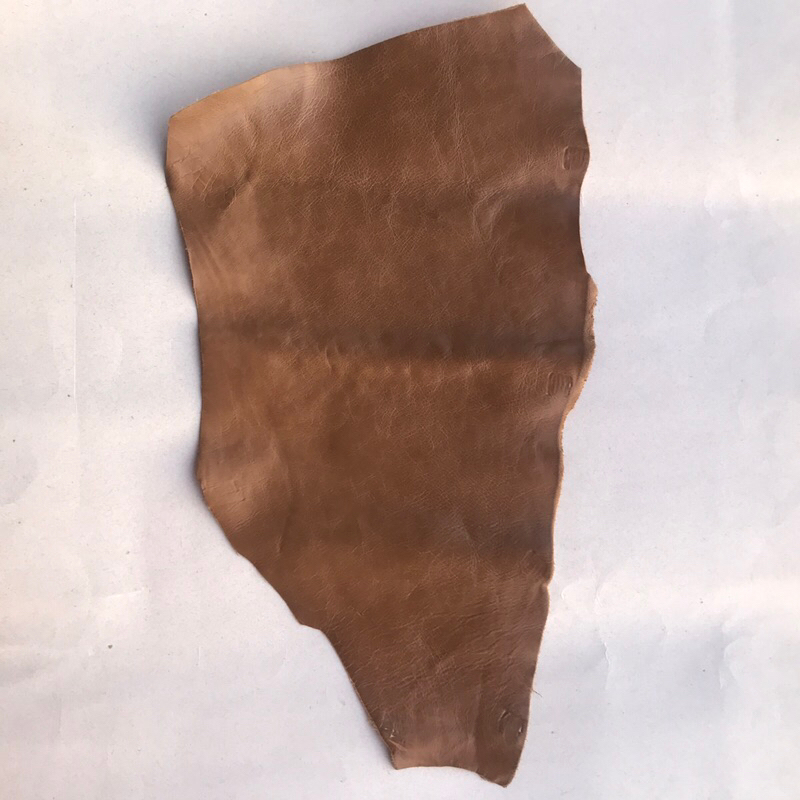Couro Marrom | 1 Retalho de 15cm x 35cm | 90g de Couro Legítimo | cód ...