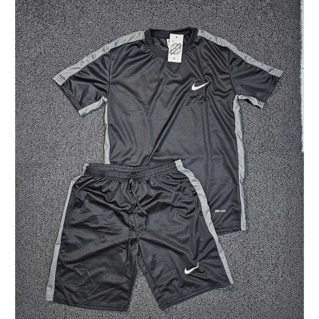 Kit Conjuntos Camiseta + Short Dry Fit Fitnes Academia Masculino ...