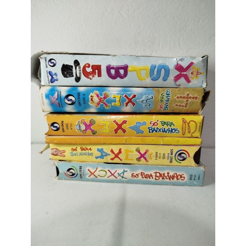 LOTES FITAS VHS SELECIONADAS ORIGINAIS - FOTOS REAIS globo Disney ...