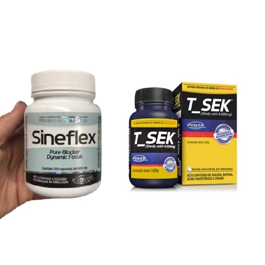 Kit Termogenico (Sineflex e Tsek) Power Supplements | Shopee Brasil