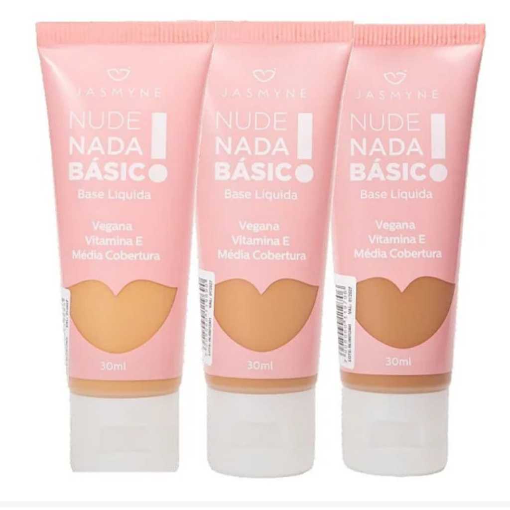 Base Liquida Nude Nada Basic - Jasmyne | Shopee Brasil