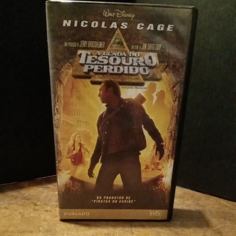 A Lenda do Tesouro Perdido - Filme (VHS) Dublado. Nicolas Cage (E9 ...