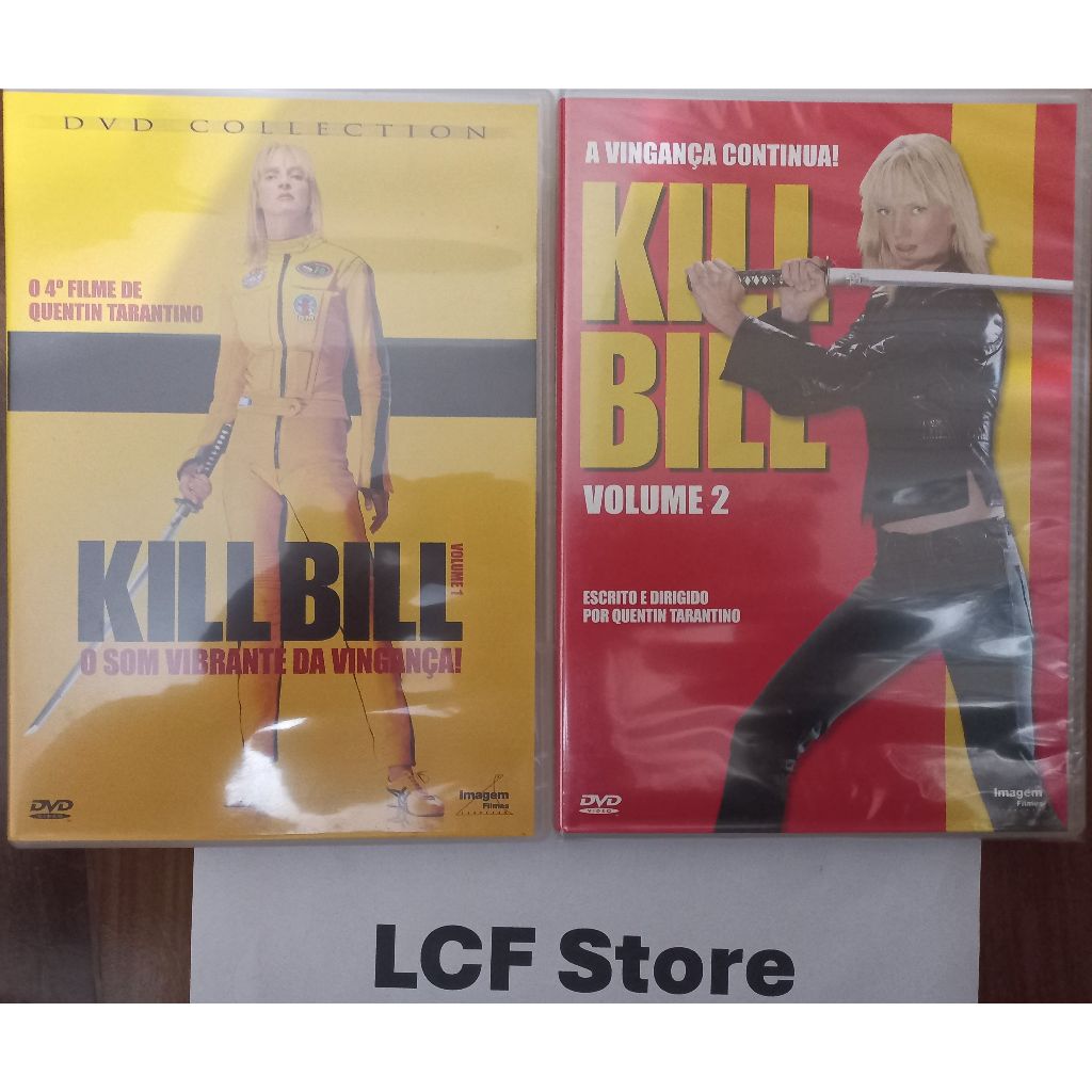 DVD Kill Bill 1 e 2 - Originais | Shopee Brasil