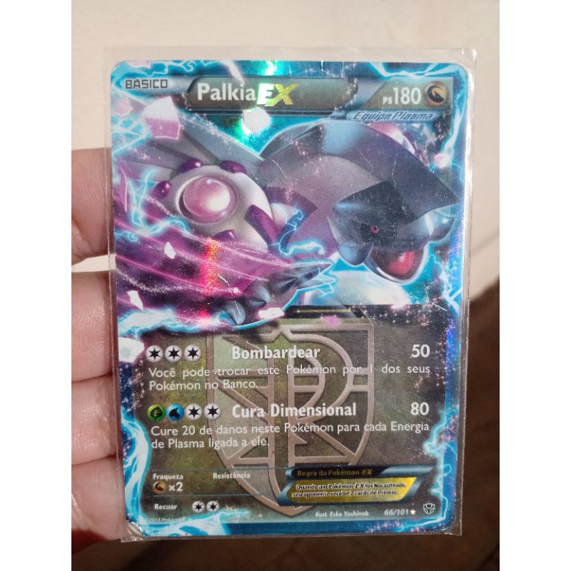 Carta Pokémon Palkia EX Original Copag | Shopee Brasil
