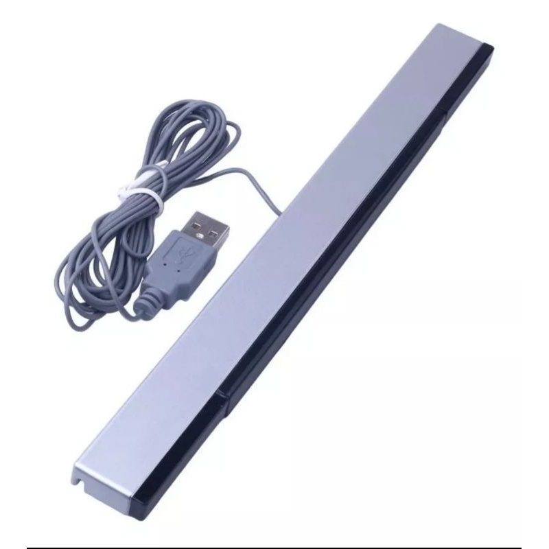 Barra Sensor Bar Wii Ou Wii U Usb Pc + Suporte Acrílico | Shopee Brasil