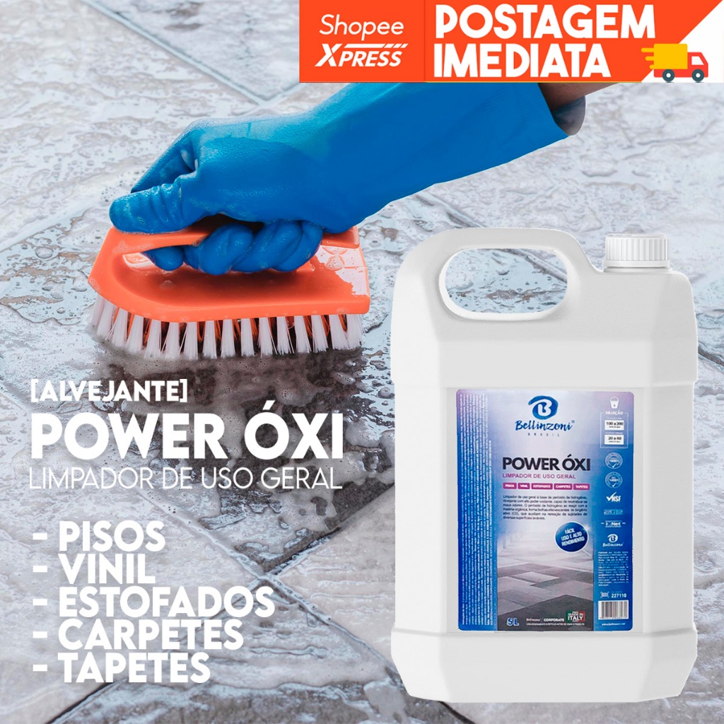 Power Oxi Bellinzoni 5 Litro Limpador De Uso Geral | Shopee Brasil
