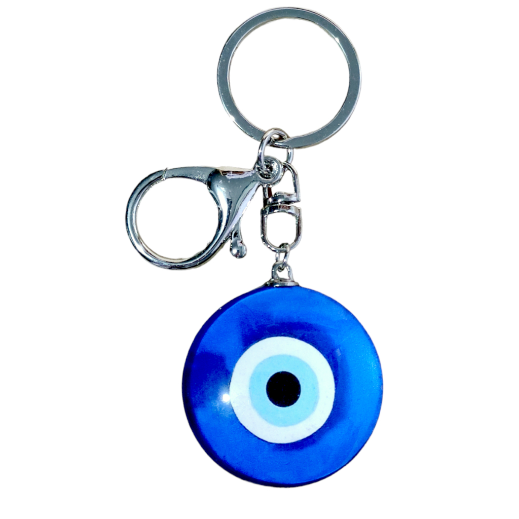 Chaveiro Olho Grego Vidro Amuleto Proteção Contra Mau Olhado e Inveja ...
