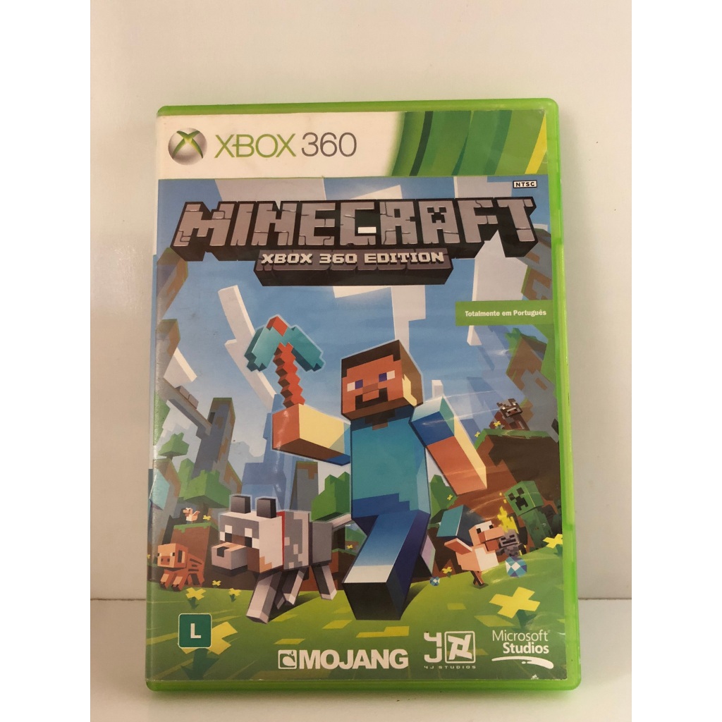 Minecraft - Xbox 360 - Mídia Física Original | Shopee Brasil