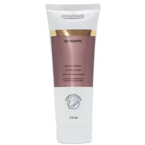 Kerabrasil Protetor Térmico Defrizante Kerathermo 170ml | Shopee Brasil