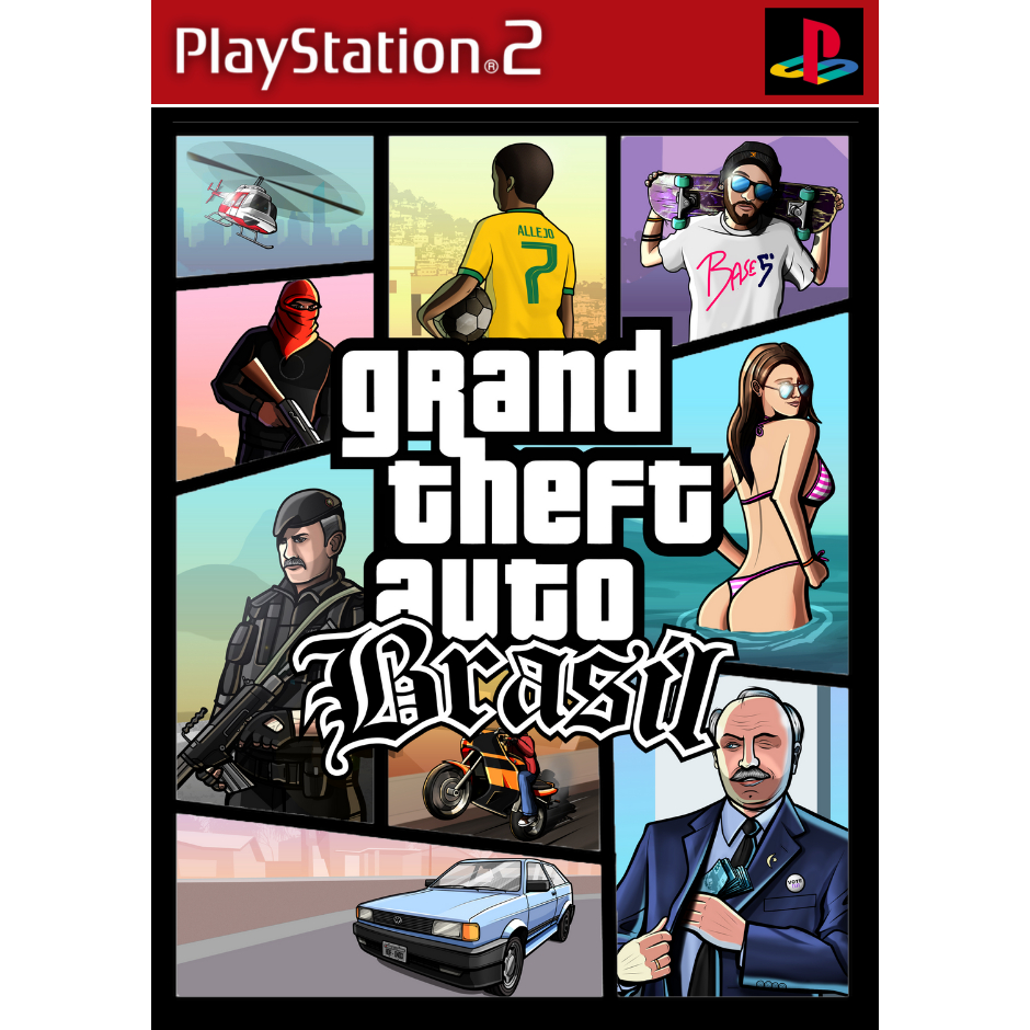 GTA Brasil Mod Beta versão 1.3 - Jogo para Playstation 2 | Shopee Brasil