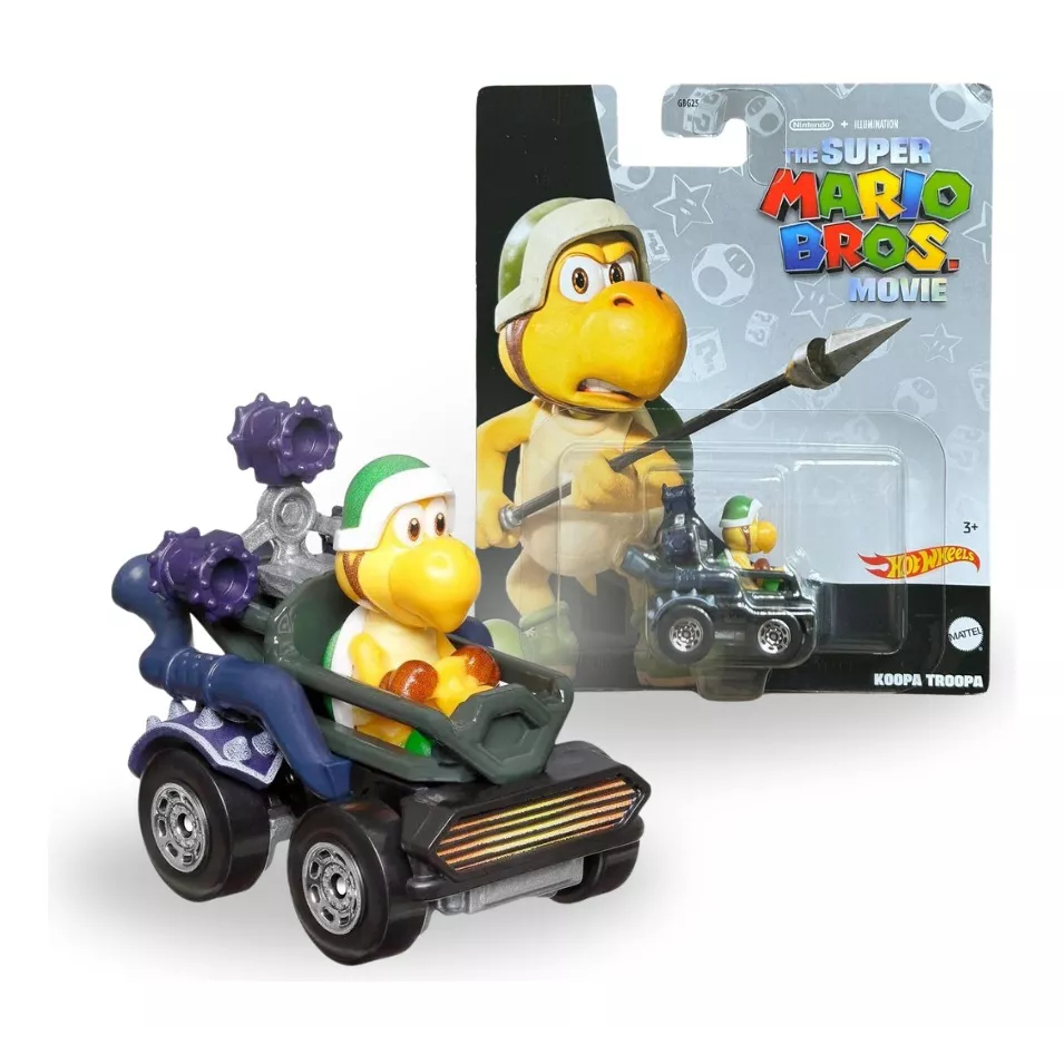 Hot Wheels Mario Kart Koopa Troopa Carrinho Kopa Tropa 1/64 | Shopee Brasil