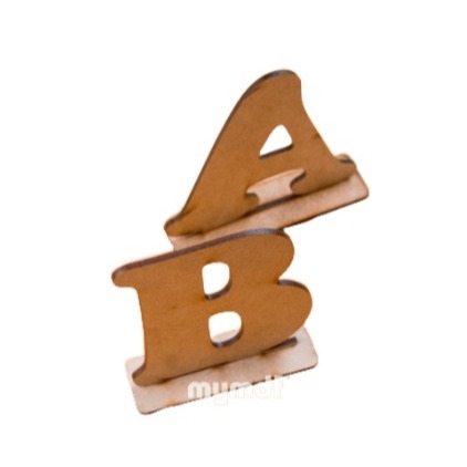 Letra de mesa em MDF com base 10cm altura | Shopee Brasil