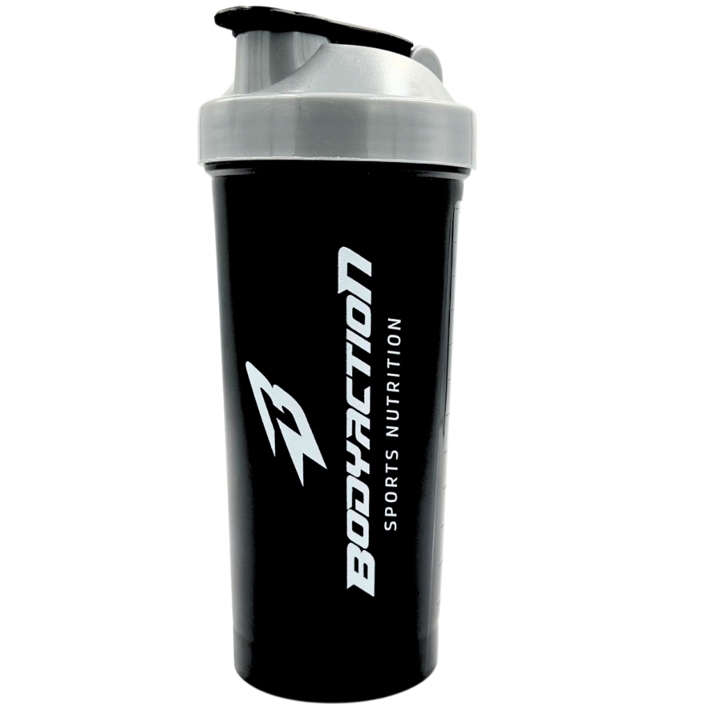 Garrafa Coqueteleira Shaker 600ml Bodyaction p/ Suplementos ou Vitaminas em Pó com Cores ...