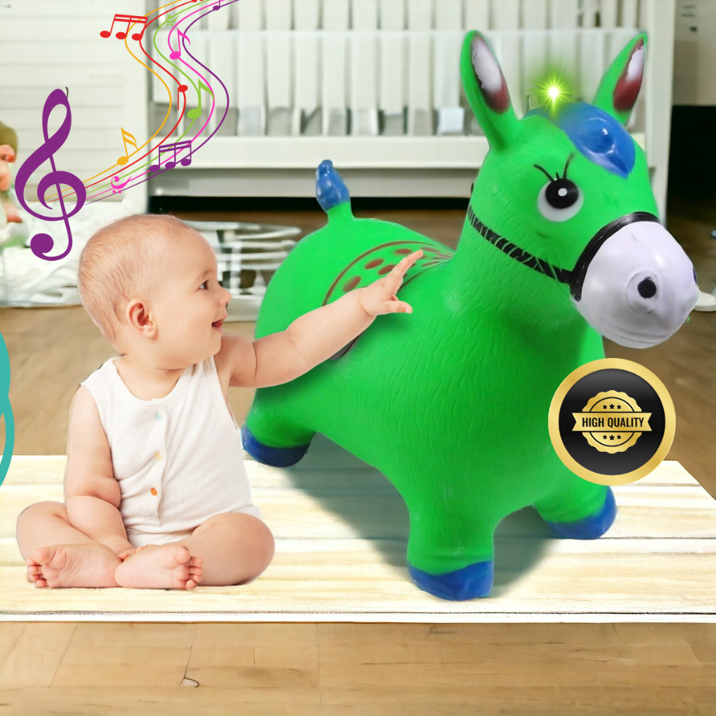 Cavalinho Upa Upa Pula Pula Infantil Cores Sortidas Menino Menina ...