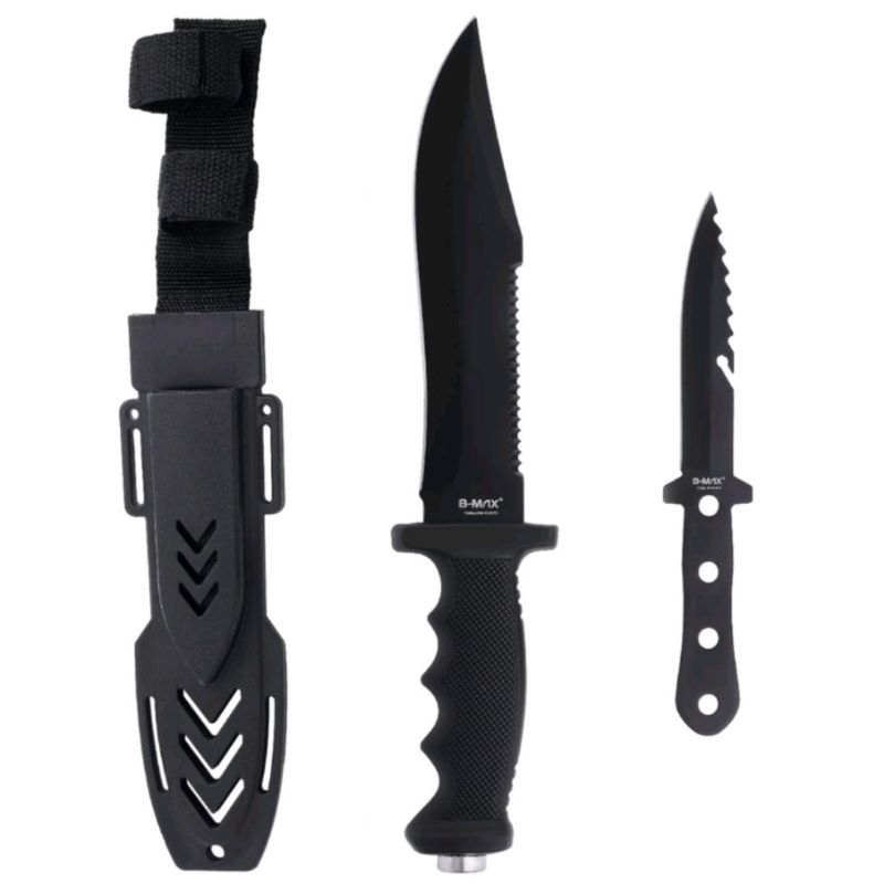 kit jogo de faca tática militar artilharia faca estilo Rambo +faca de ...