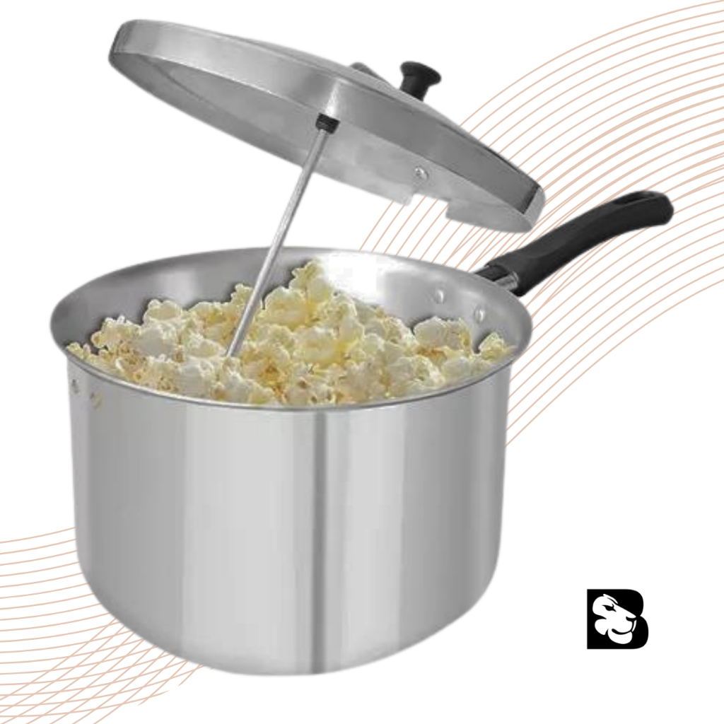 Pipoqueira Panela para Pipoca Doce ou Salgada em Alumínio 3,5 Litros ...