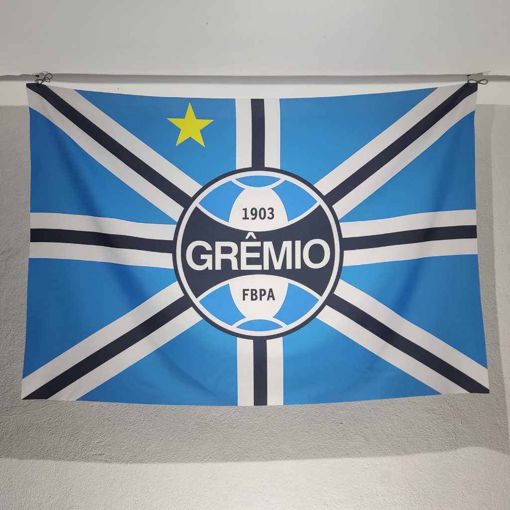 Bandeira grande time Grêmio 150 x 100 | Shopee Brasil