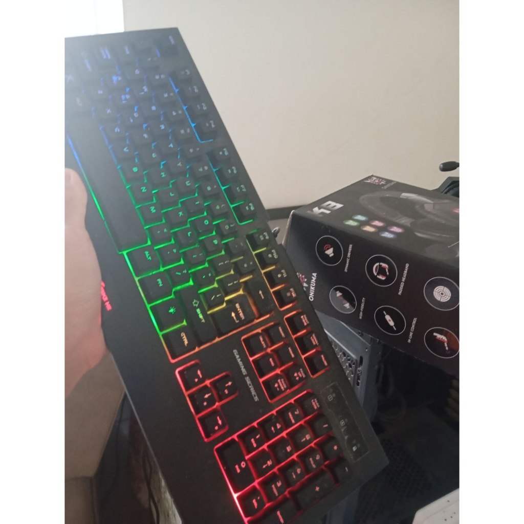 Teclado Gamer Xtrike-Me KB-507, Membrana, Rainbow | Shopee Brasil