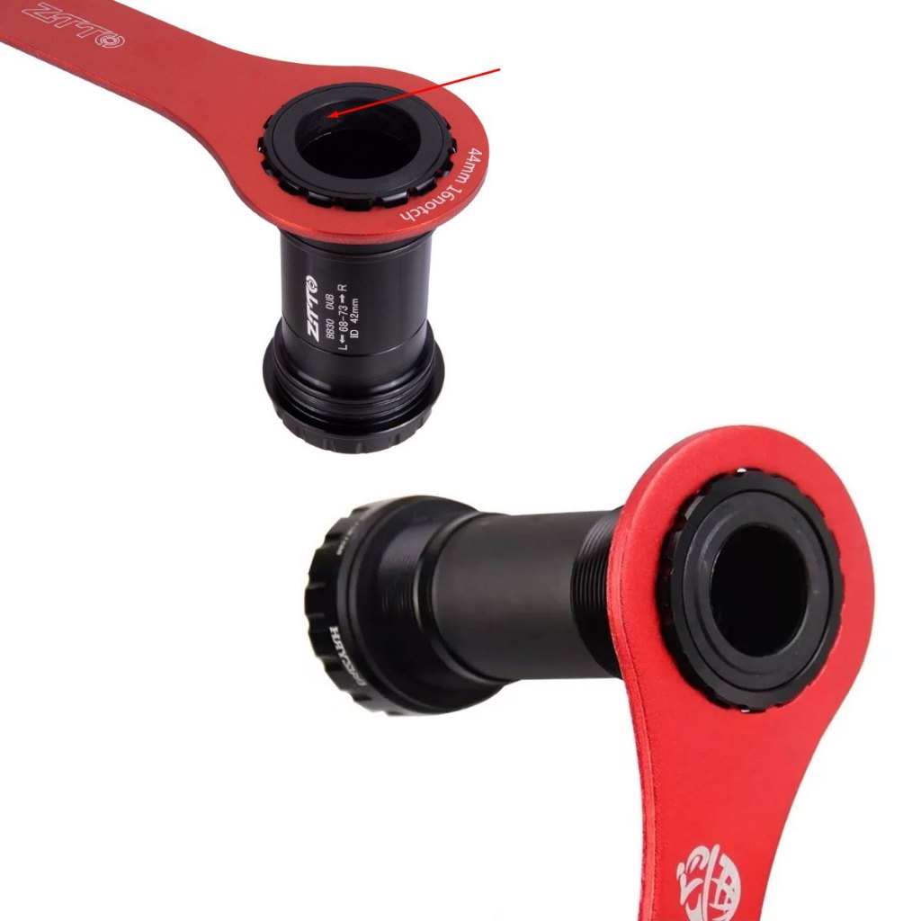 Chave Ferramenta Extrator Movimento Integrado 44mm Central Pedivela Hollowtech Bike Bicicleta ...