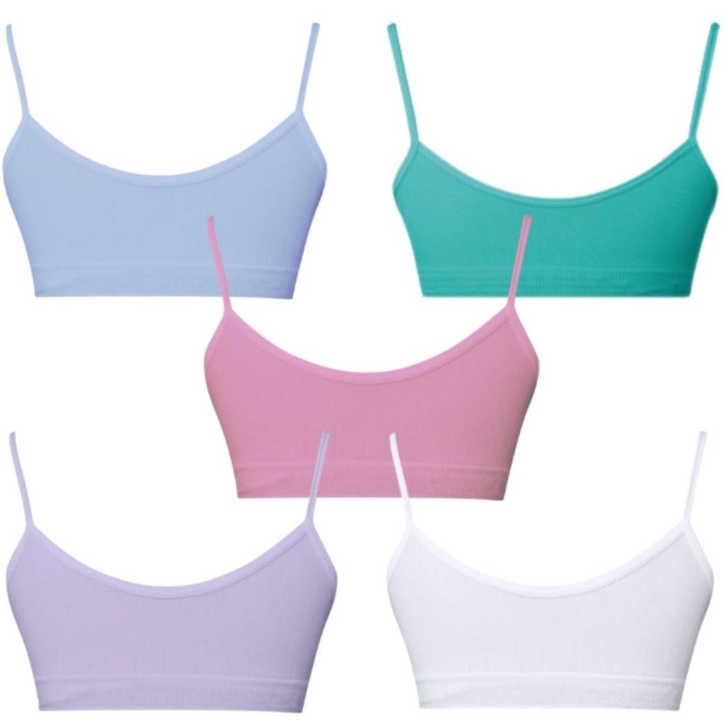 Sutiã Top Básico Infantil Sem Costura Zee Rucci | Shopee Brasil