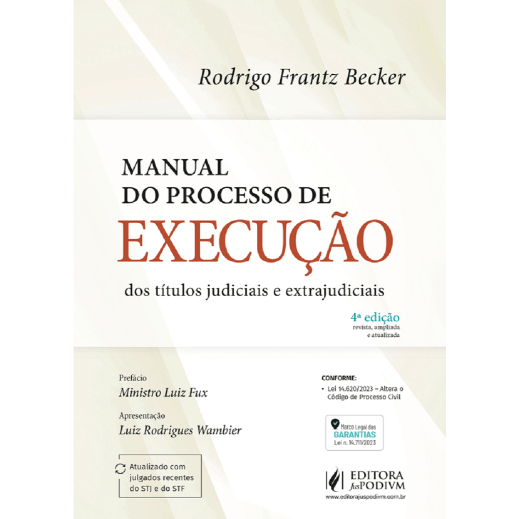 Manual Do Processo De Execucao Dos Titulos Judiciais E Extrajudiciais ...