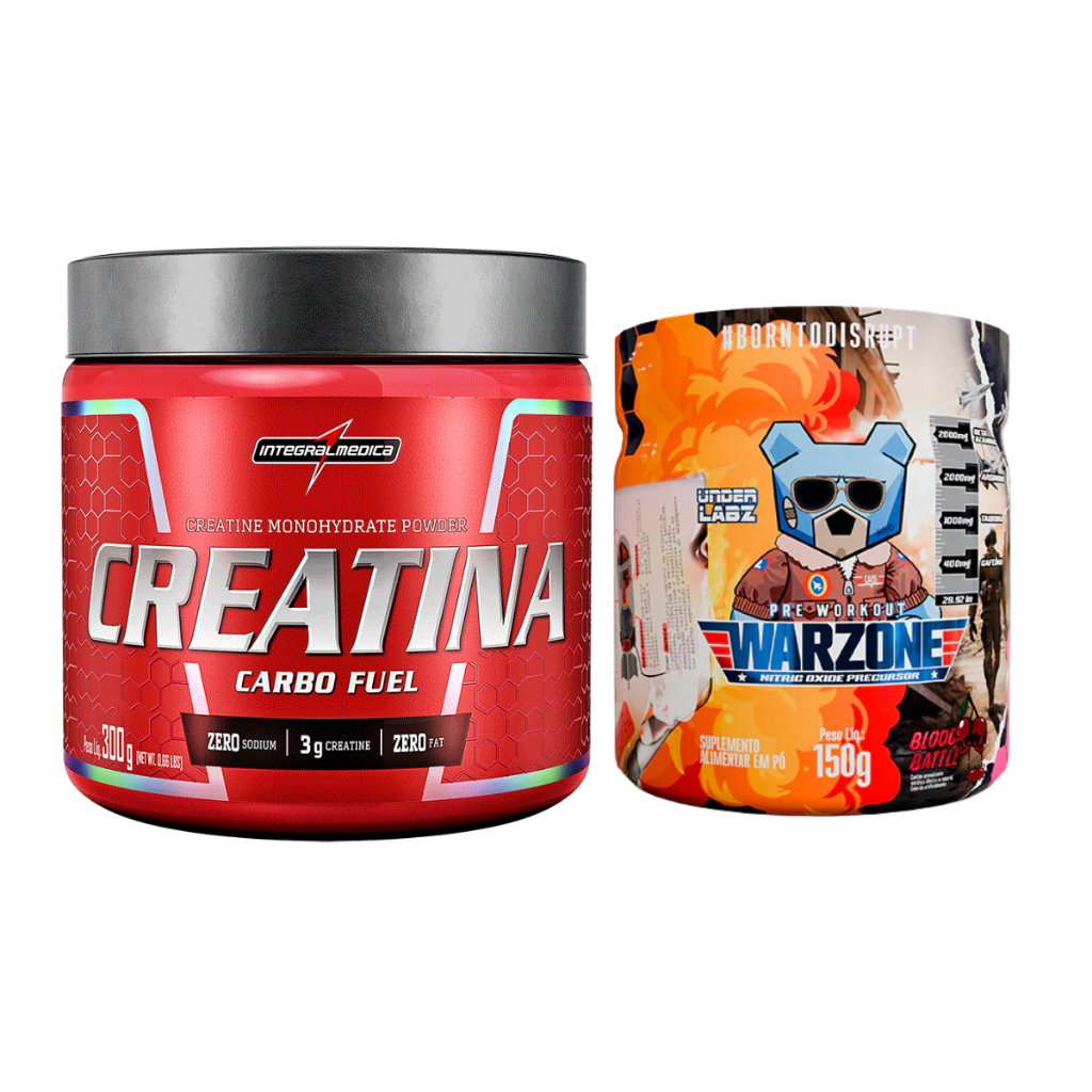 Creatina Carbo Fuel 300g - Integralmédica + Warzone Com Pump Matrix ...