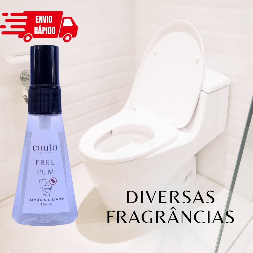 Bloqueador De Odores Sanitários 40 ml Tira Mal Cheiro Banheiro | Shopee ...