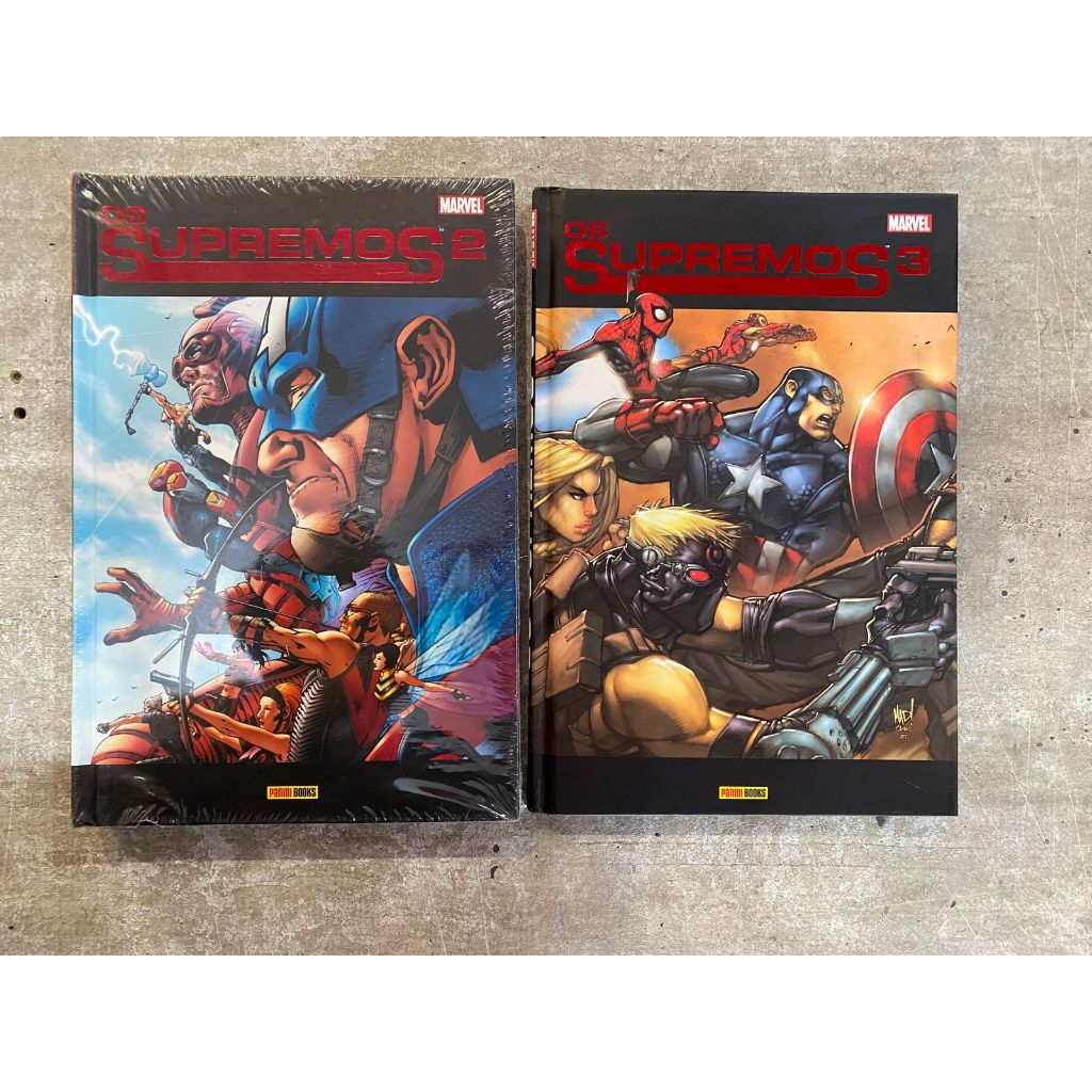 Os Supremos Vol.2 e 3 - Marvel (Leia o Anuncio) | Shopee Brasil