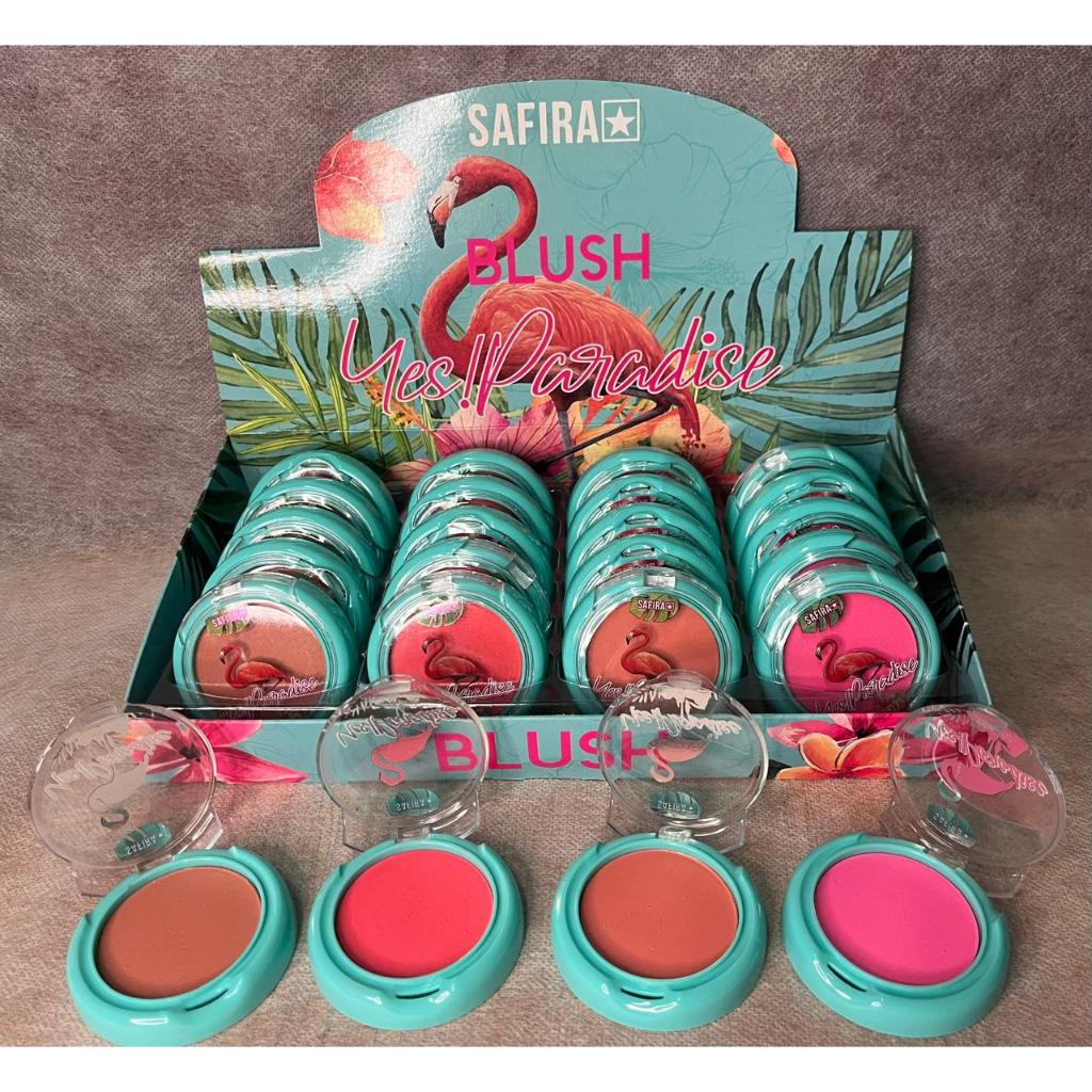 Blush Compacto linha Yes Paradise SAFIRA COSMETICOS | Shopee Brasil