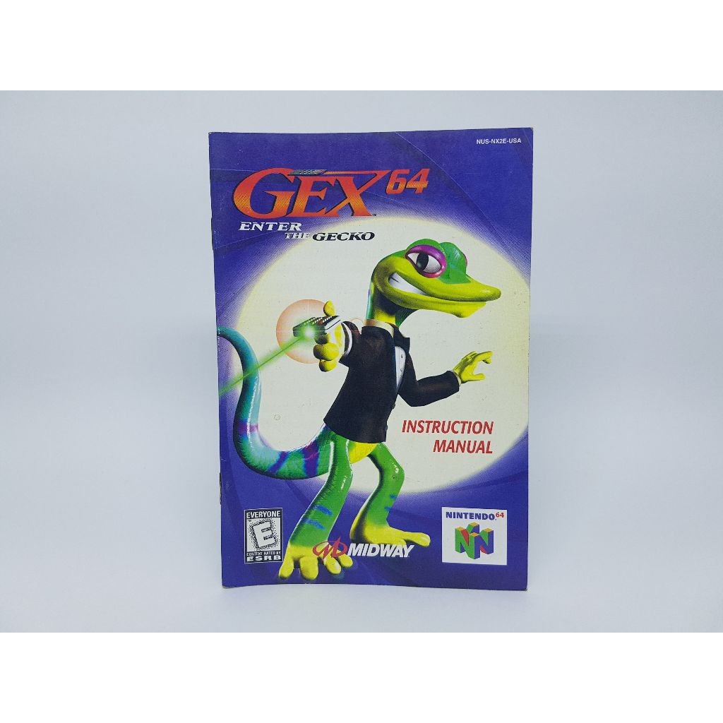 Apenas O Manual - Gex 64 Enter The Gecko - Nintendo 64 - ( USA ...