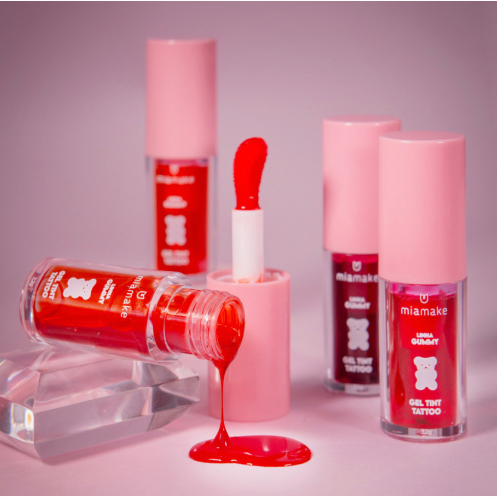 Lip Gel Tint Labial Tattoo Coleção Gummy MIA MAKE | Shopee Brasil