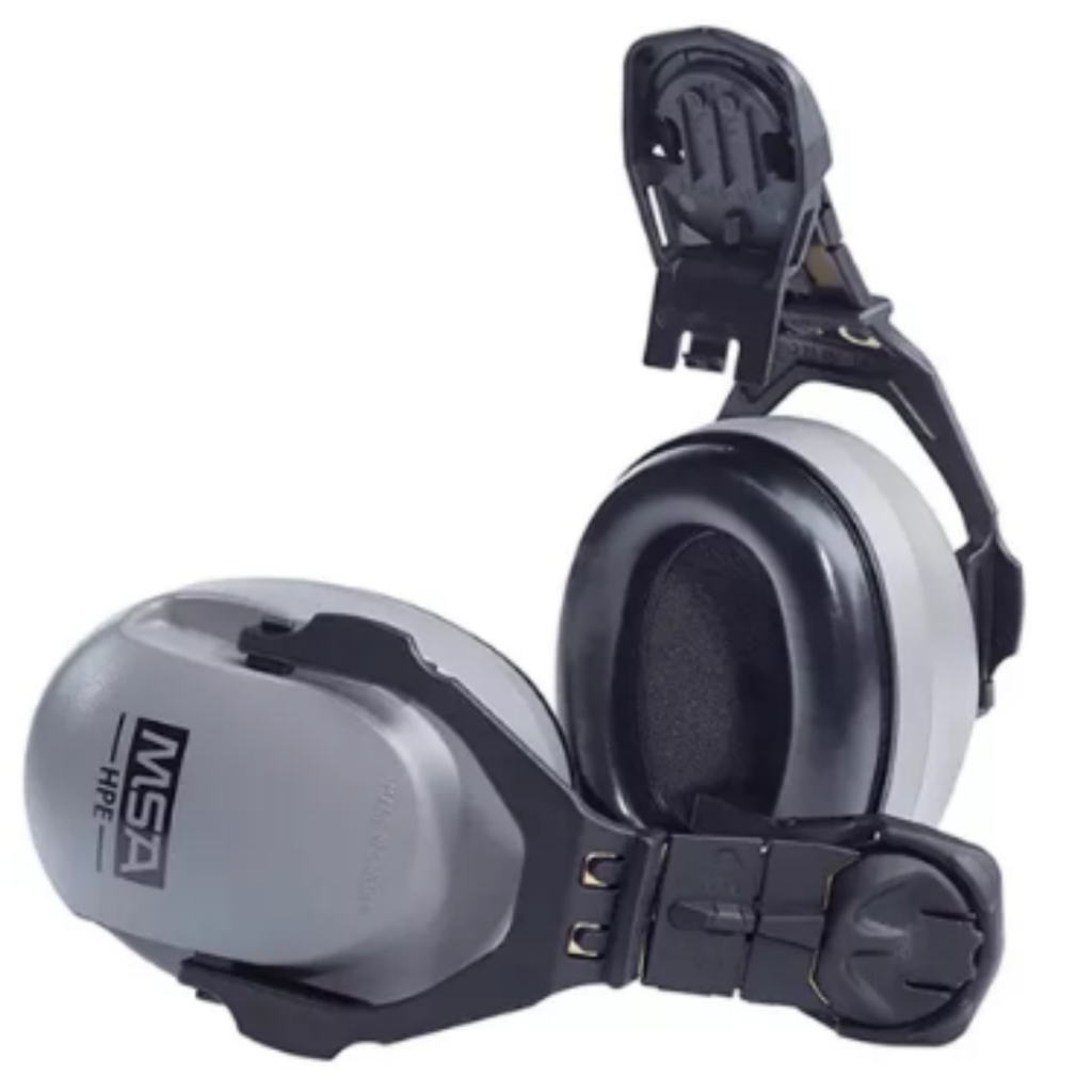 Abafador de ruído MSA tipo concha de acoplar no capacete | Shopee Brasil