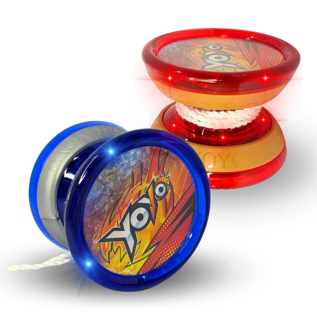 Super Kit 2 Un Io-io Yoyo Ioio Yo-yo Ioiô Com Luz Rolamento brinquedos ...