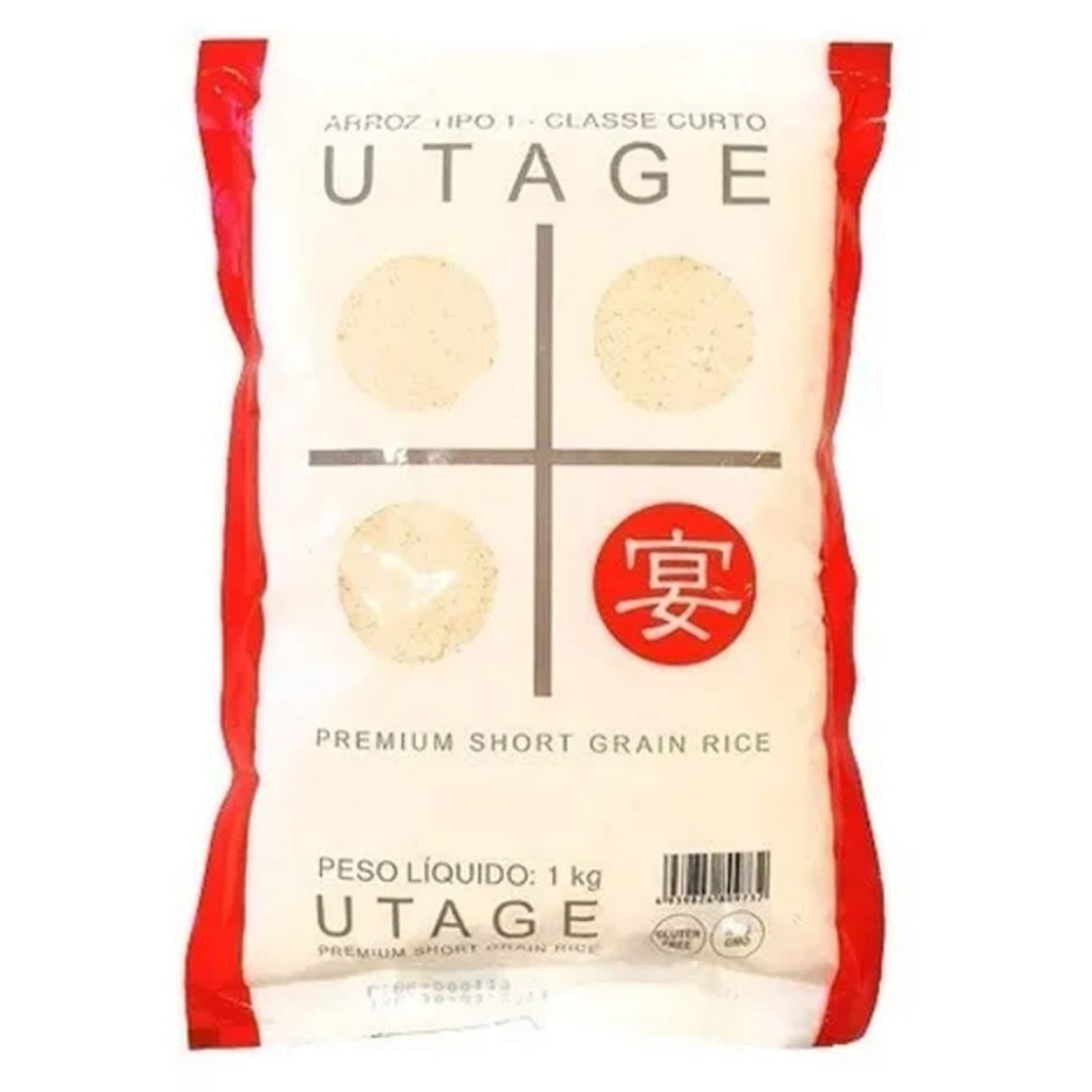 Arroz Utage Para Culinária Oriental Sushi Tipo 1 Curto 1kg | Shopee Brasil