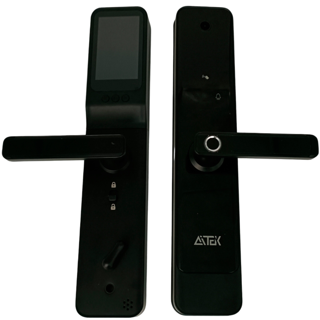 Fechadura Digital Biométrica Inteligente Aitek ALPHA-202 | Shopee Brasil