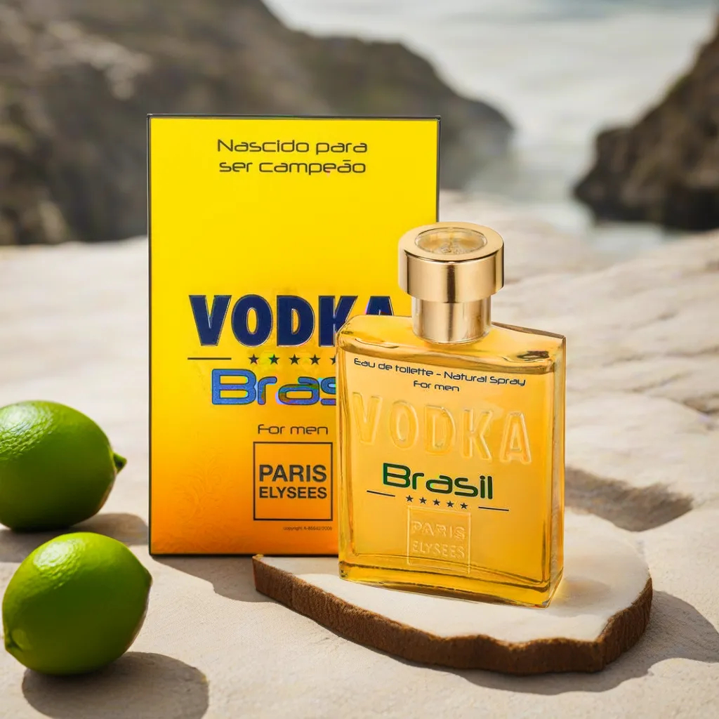Perfume ORIGINAL Vodka Brasil Amarelo 100ml | Shopee Brasil