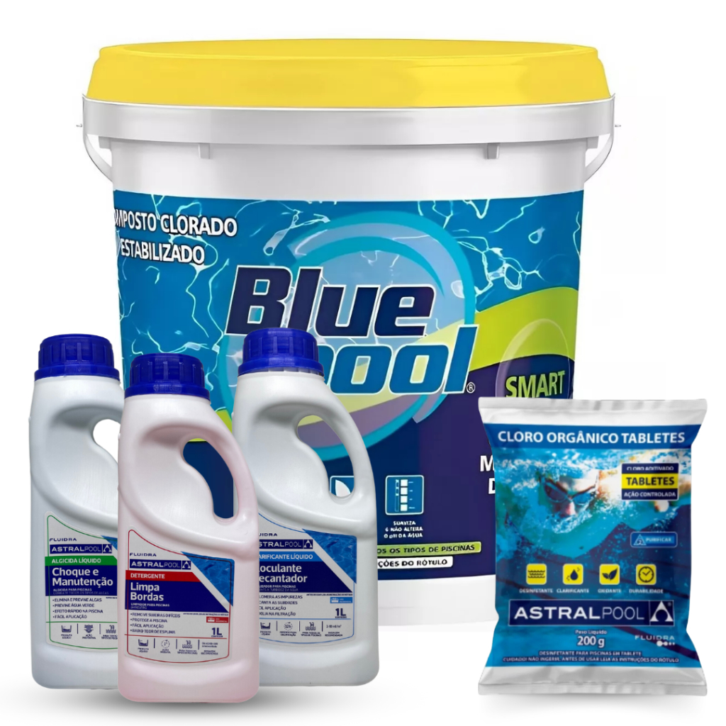 Cloro Para Piscina Smart Bluepool Balde 10 Kg Multiação By Fluidra ...