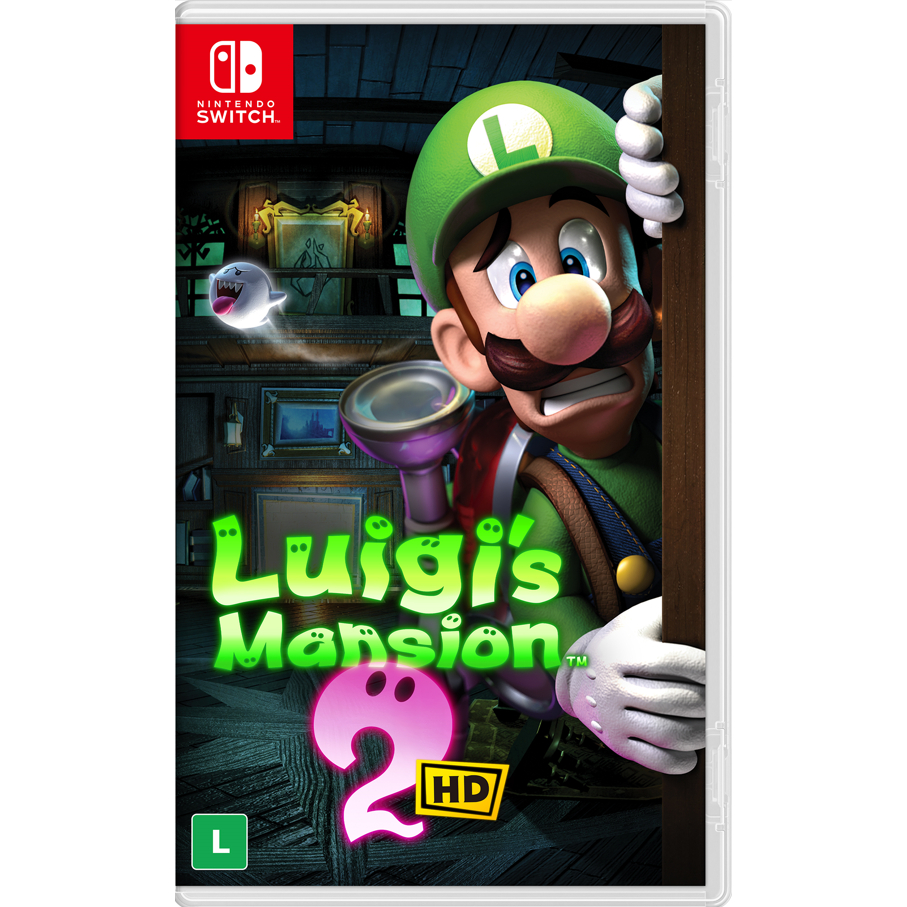 Luigis Mansion 2 Switch BR Midia Fisica | Shopee Brasil