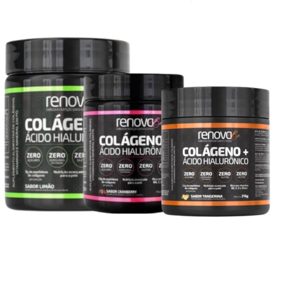 Colágenos com Ácido Hialurônico Haplex Plus Verisol e Biotina | Shopee Brasil