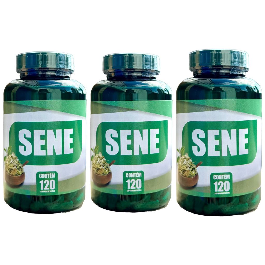 Sene 120 cápsulas 500mg VIVA | Shopee Brasil