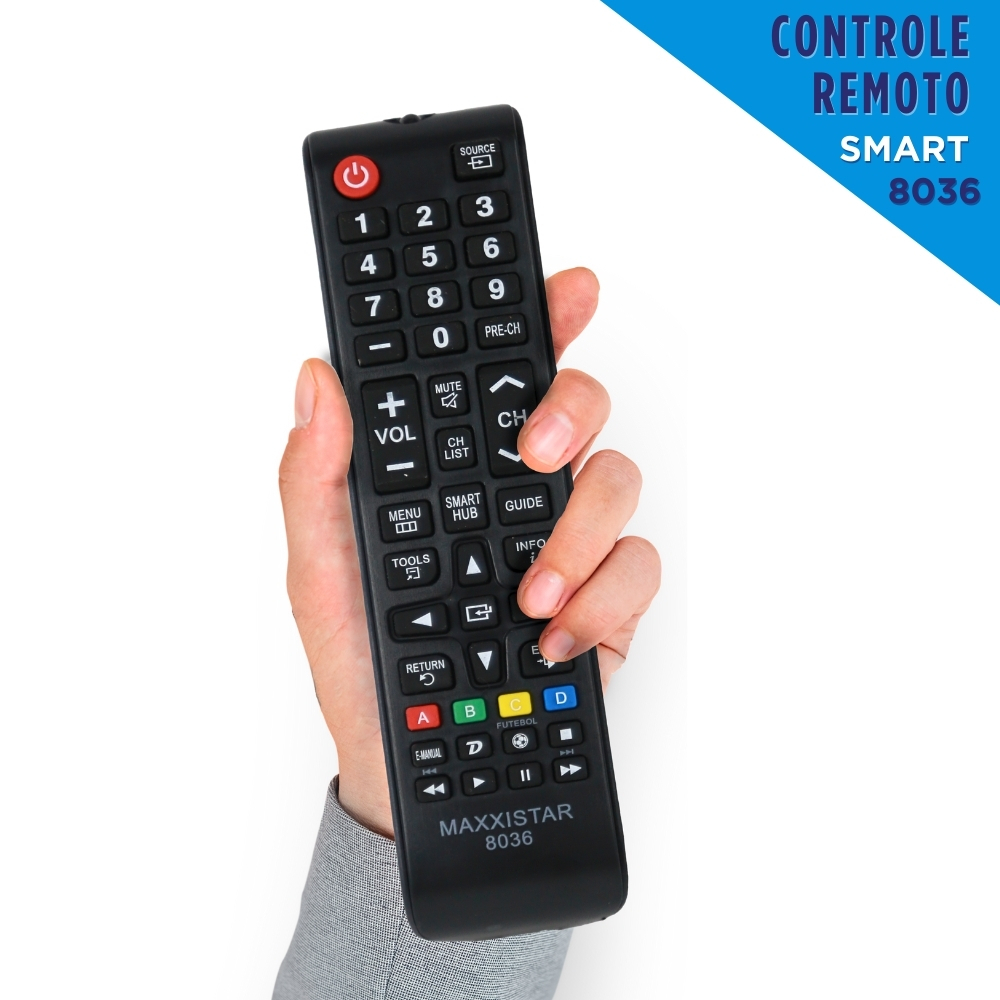 Controle Universal Samsung - Smart - 8036 - Mazzal | Shopee Brasil