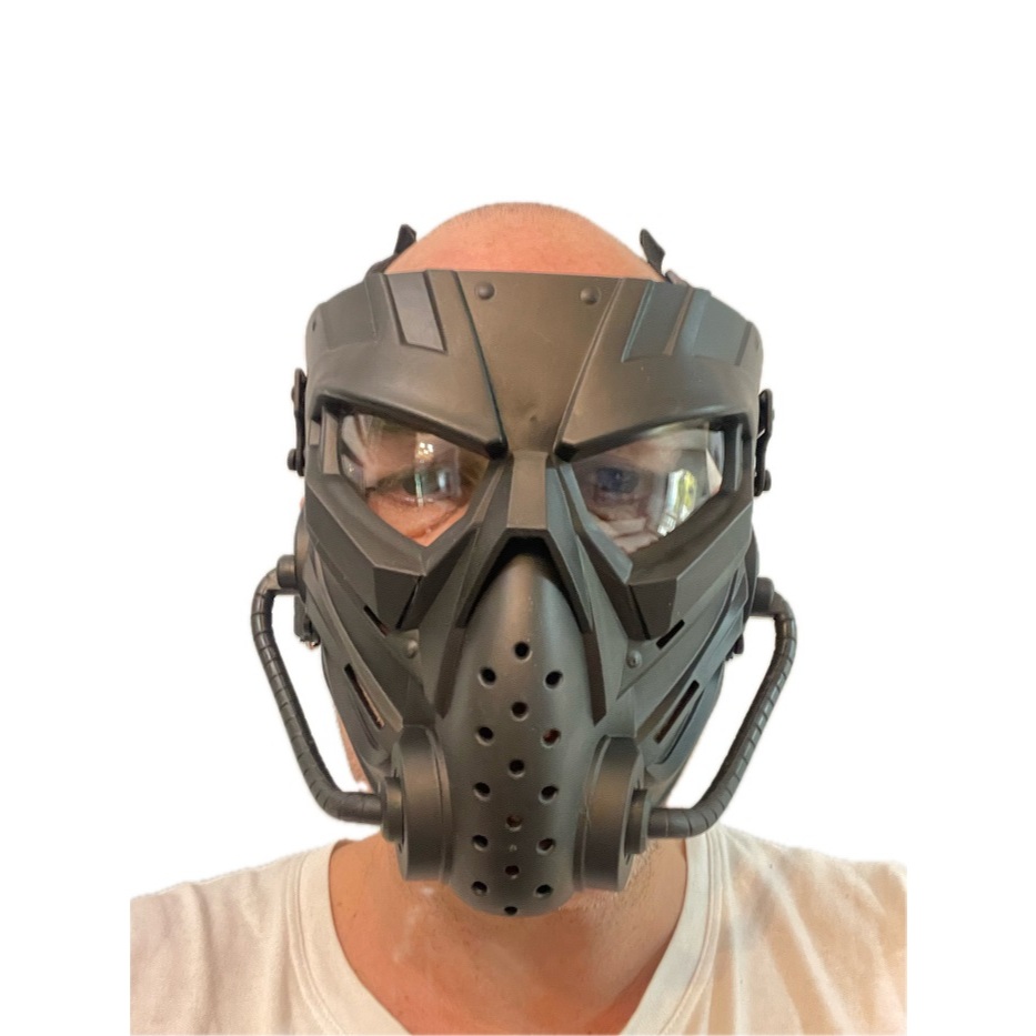 Future Mask Airsoft Paintball Proteção Facial Alienígena POV Alien ...