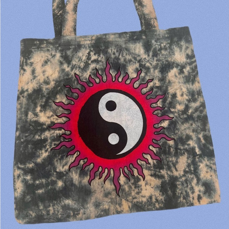 Ecobag Tie Dye - Yin Yang | Shopee Brasil