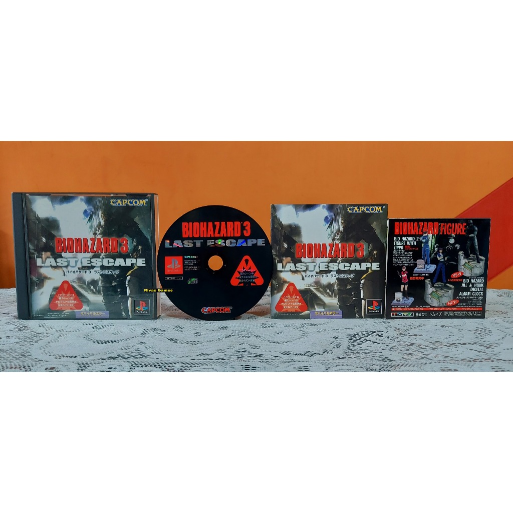 Resident Evil 3 Ps1 - BIOHAZARD 3 LAST ESCAPE Playstation 1 Original ...