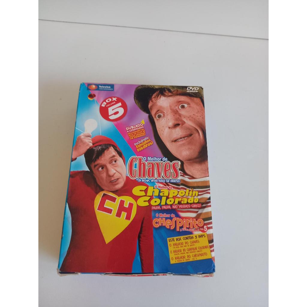 Box N. 5 - Dvd O Melhor Do Chaves, Chapolin Colorado E Chespirito ...