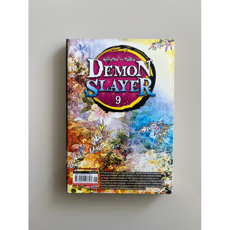 Mangá Demon Slayer - Volume 9 - Kimetsu No Yaiba | Shopee Brasil