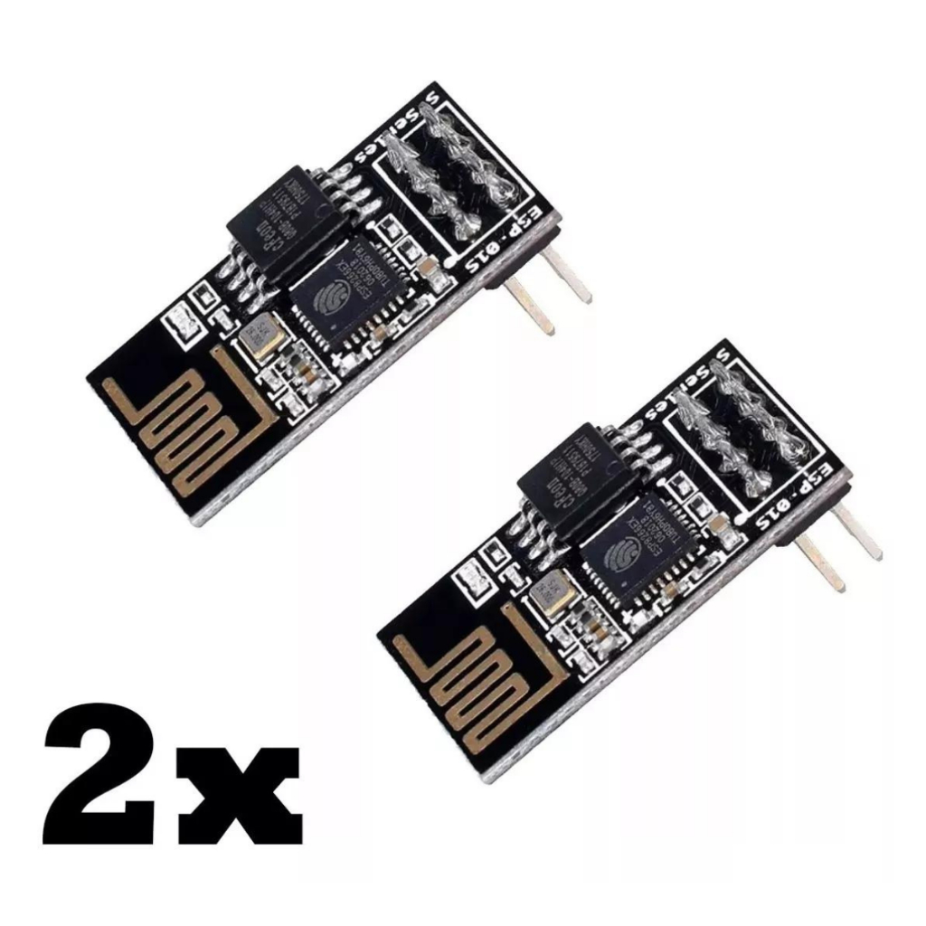 2x Módulo Esp01 Esp8266 Wifi Wireless P/ Arduíno Raspberry | Shopee Brasil