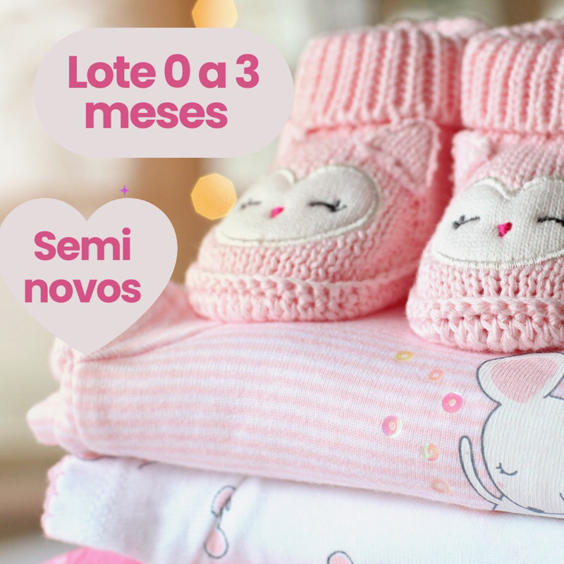 lote Nb rn cartes bebê menina desapego | Shopee Brasil