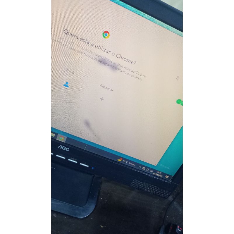 MONITOR DE LCD AOC DE 16 POLEGADAS, MODELO 716Sw. COM DEFEITO. | Shopee Brasil