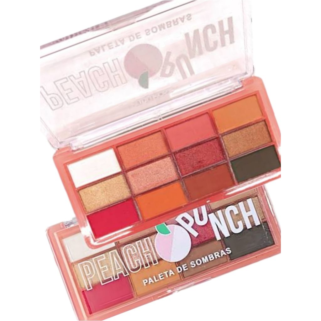 Ruby Rose Paleta de Sombras Peach Punch 12 Tons Unidade 8,4g | Shopee ...